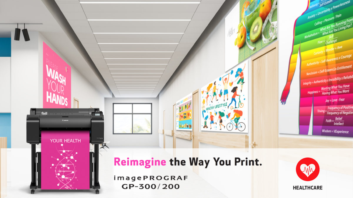 Full Color Poster Printer Package with Fluorescent Ink
